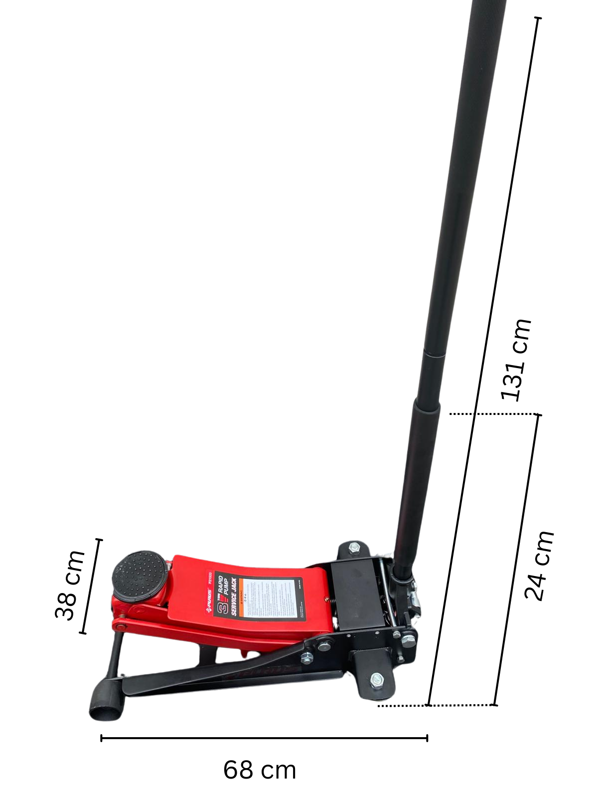 Hydraulic Floor Jack - 3 Ton