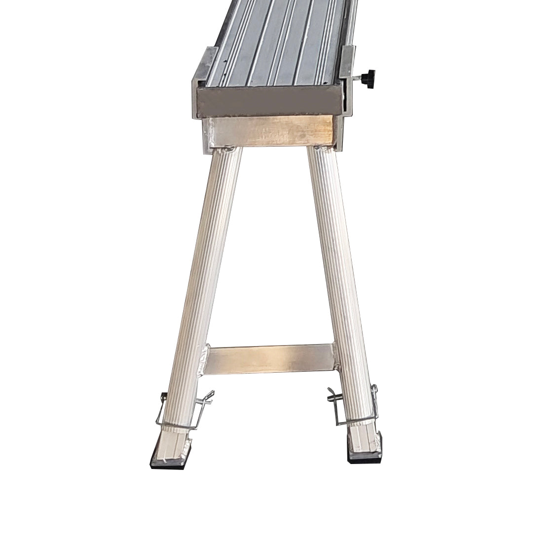 Aluminium Plank Bracket (with Adjustable Leg) - Set of 2 | Toolsgalore